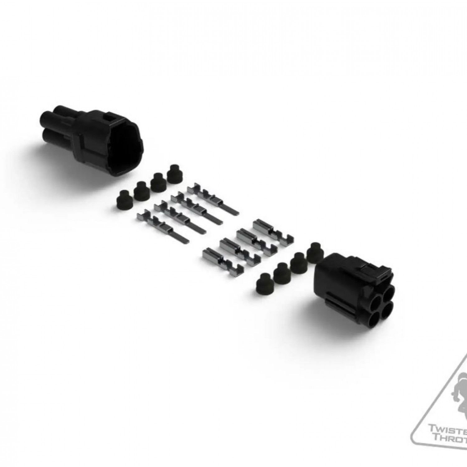 DENALI MT Series Waterproof Connector Set, Male & Female Connectors ...