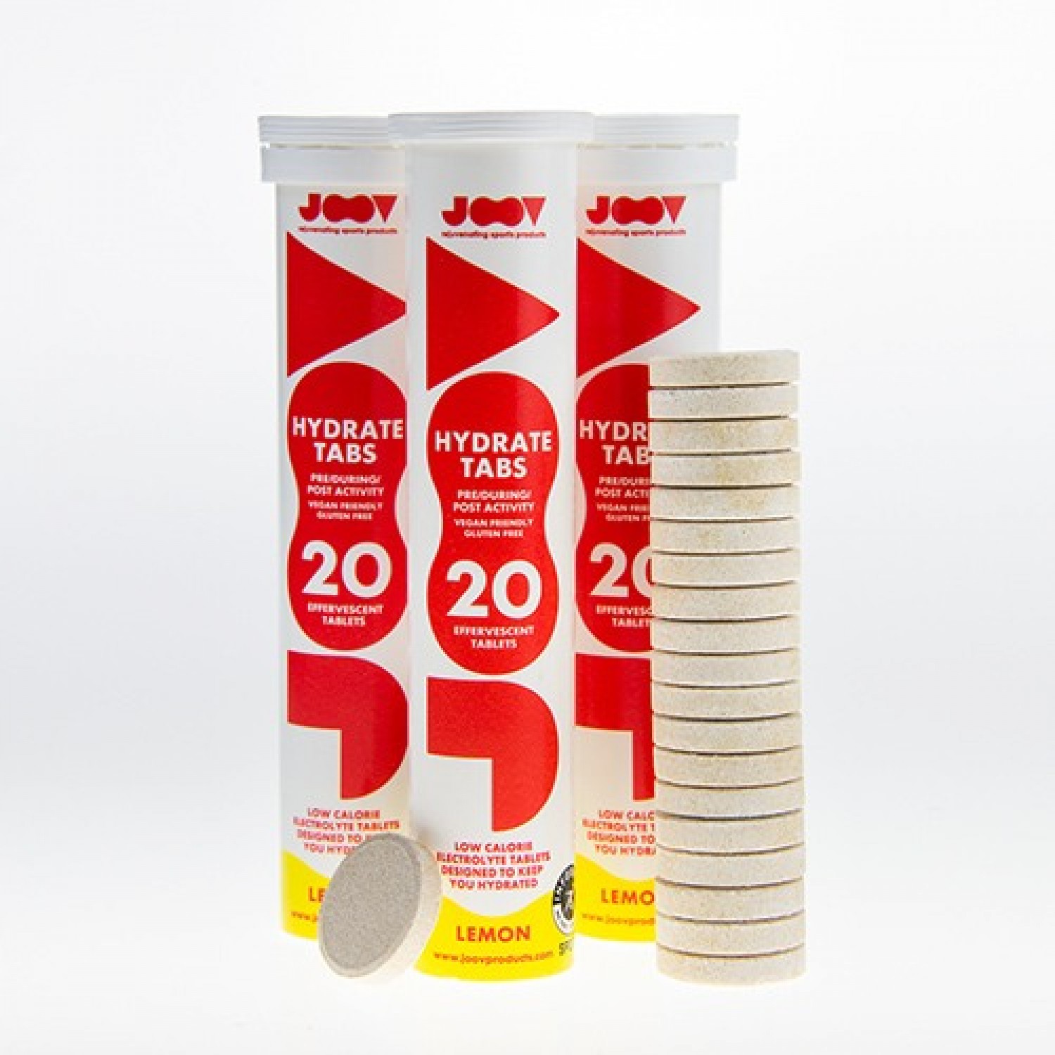 Joov Hydrate Tabs | Effervescent Electrolyte Tablet Lemon/Acai Berry ...