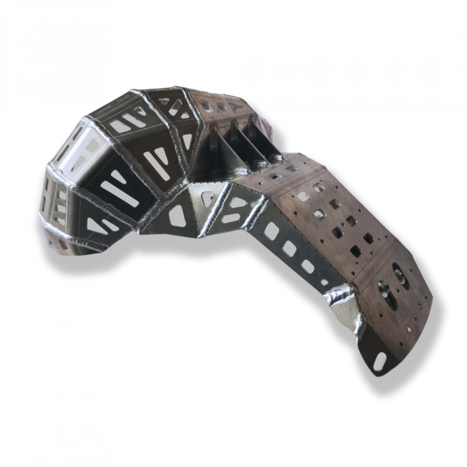 Mitigator Skid Plate (Bash Plate) With Pipe Guard Fits Ktm (EXC-XCW-SX ...