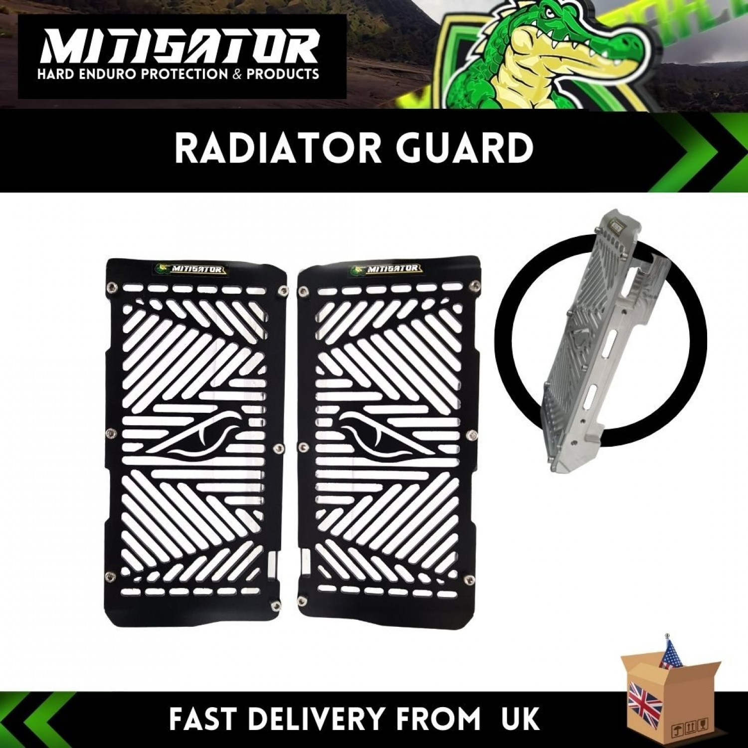 Mitigator CNC Radiator Guard Fits Beta RR 2023 - 2458113439855 ...