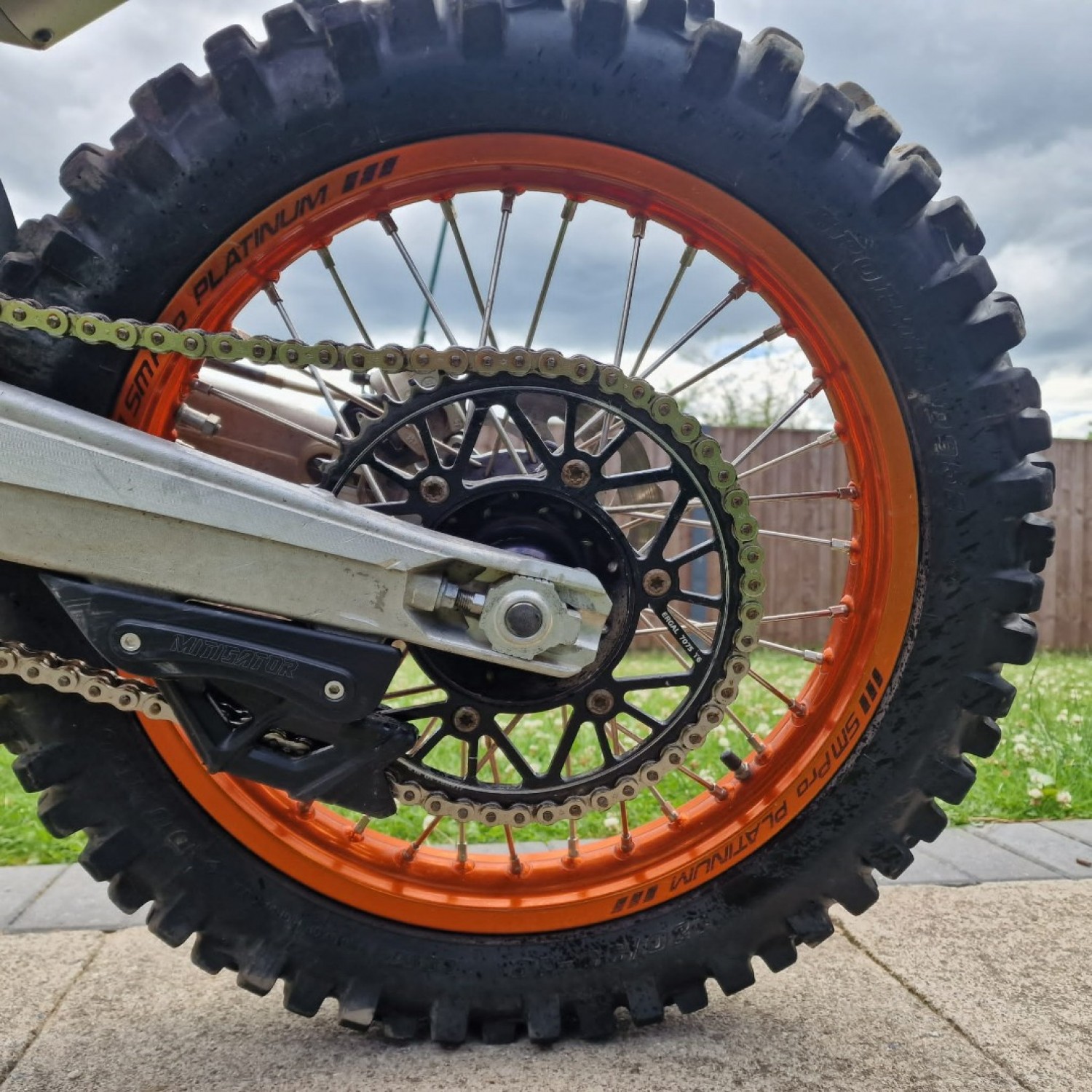 Mitigator Swing-Arm Chain Guide Saver Fits Ktm (EXC /XC-W/SX/XC) 2024 ...