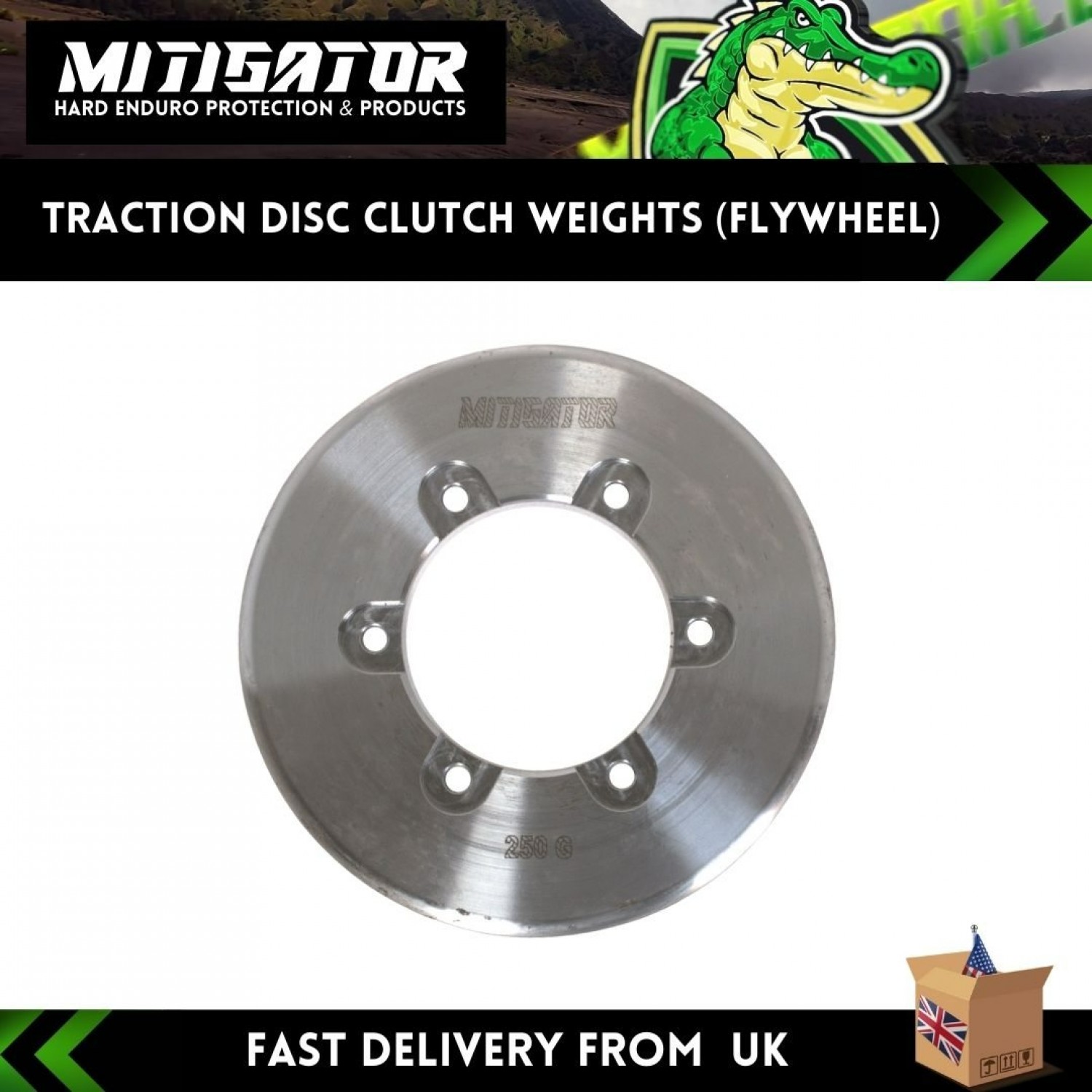 Mitigator Traction Disc Clutch Weight Flywheel Fits Ktm 2013-2024 ...