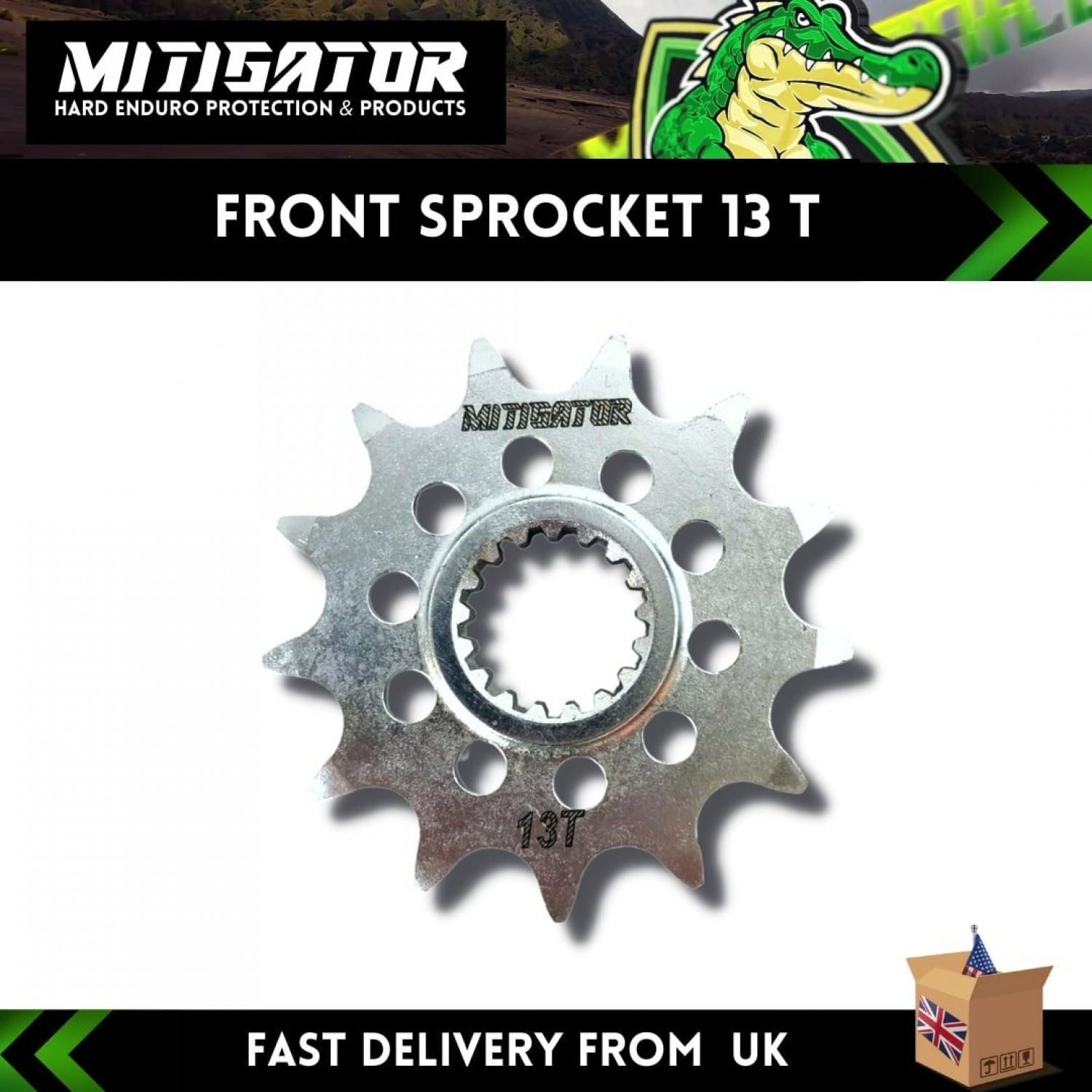 Mitigator Front Sprocket 12/13T Fits Ktm 1996-2024 Husqvarna 2014-2024 ...
